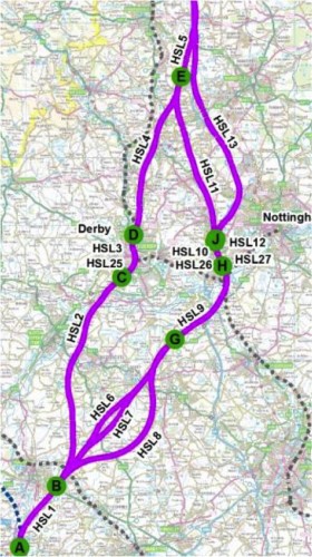 Exact route details revealed of HS2 route via Derby – STOP HS2 – The national campaign against ...